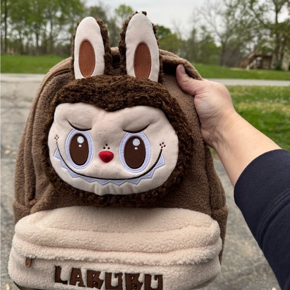 PopMart | Other | Authentic Popmart Labubu Sherpa Backpack New With ...